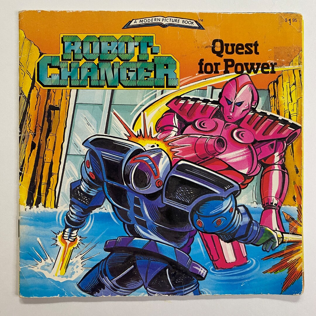 1985 Robot Changer Quest for Power Softcover Kids Book - Etsy