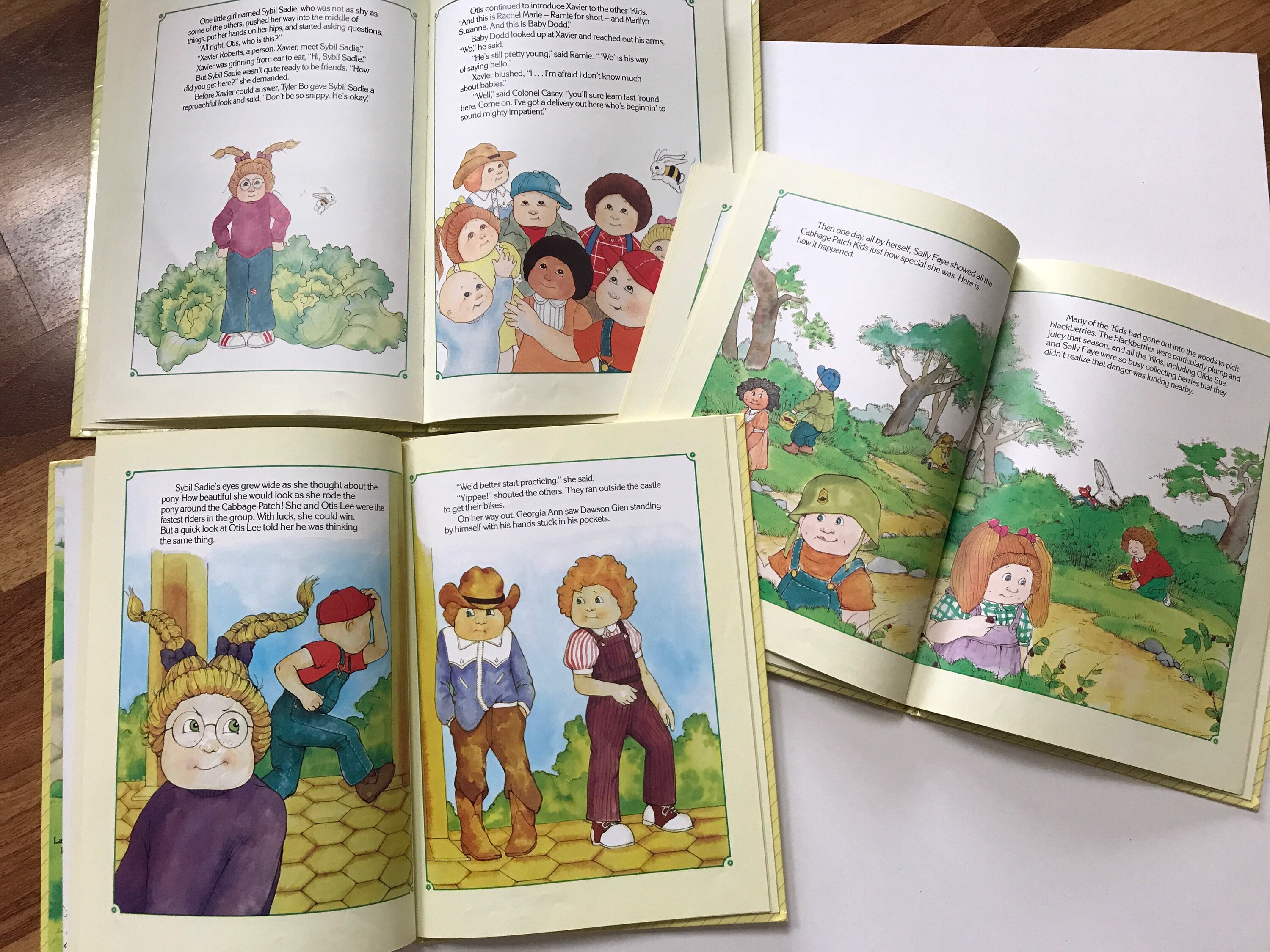 1984 Cabbage Patch Kids Books Hardcover Stories 80s Kids Children ...