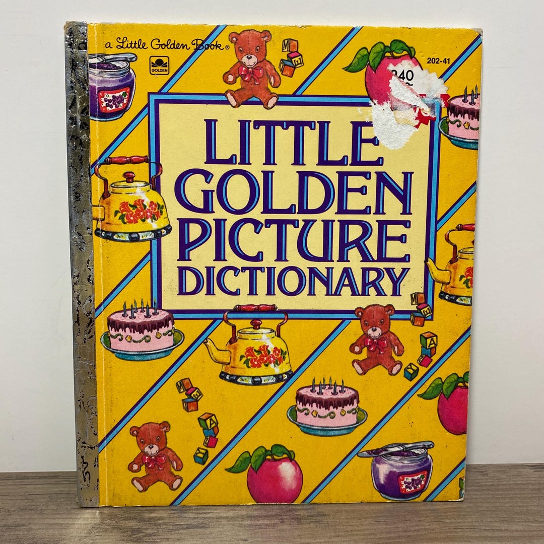 Little Golden Picture Dictionary Little Golden Book 1981 #202-41 - Etsy