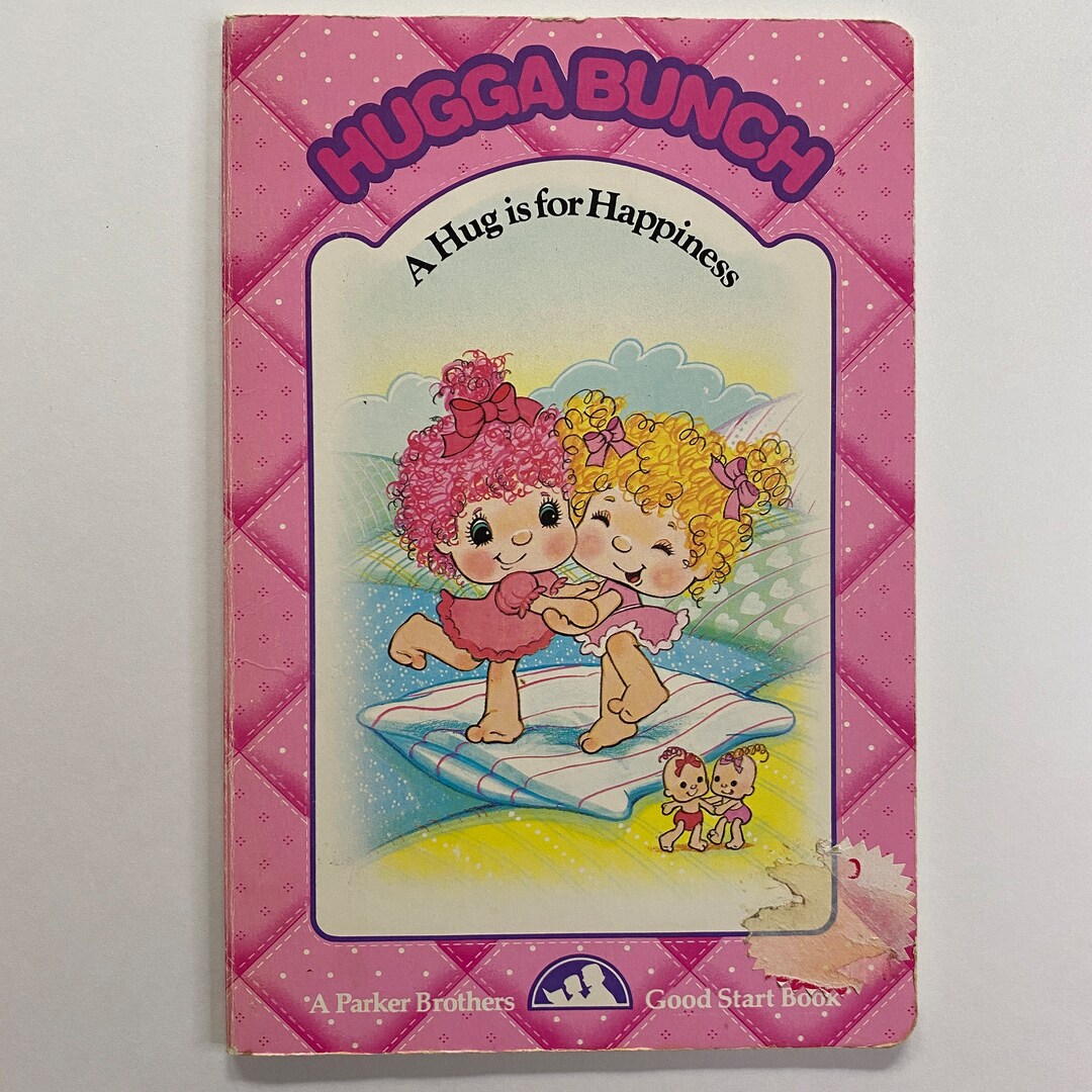 Hugga Bunch A Hug is for Happiness Board Book Kids Children 80s Parker ...