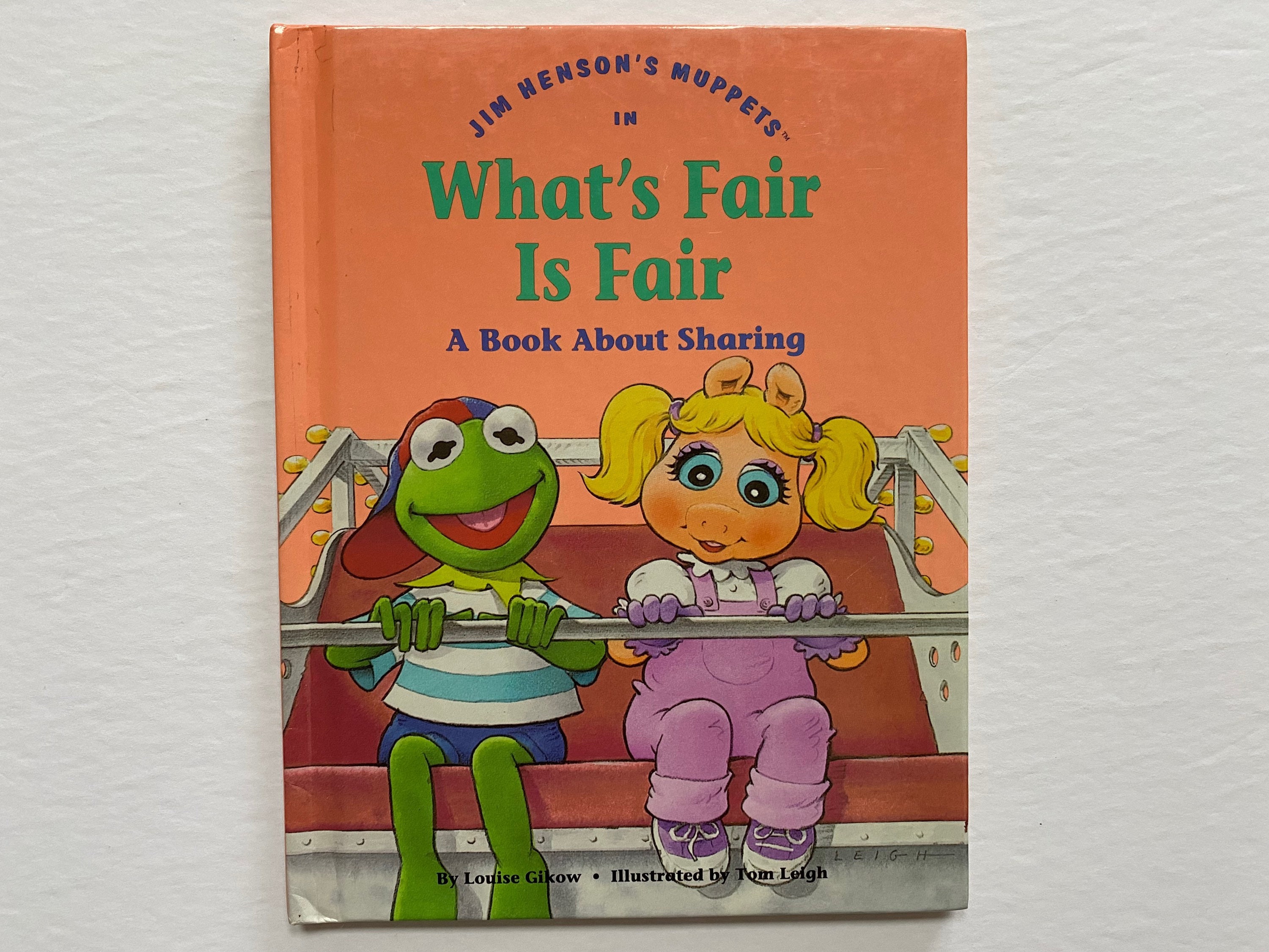 1992 What’s Fair is Fair A Book About Sharing Jim Henson Muppets 90s ...