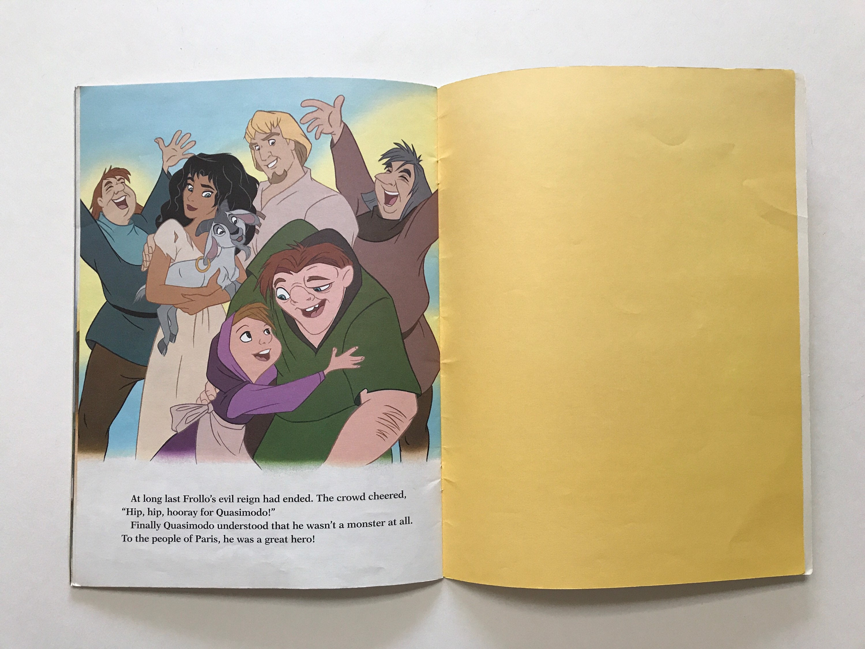 1996 the Hunchback of Notre Dame Disney Kids Picture Story | Etsy