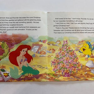 The Little Mermaid Disney Ariels Christmas Under the Sea Book - Etsy