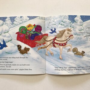 1994 Barney’s Wonderful Winter Day Softcover Kids Book Story - Etsy