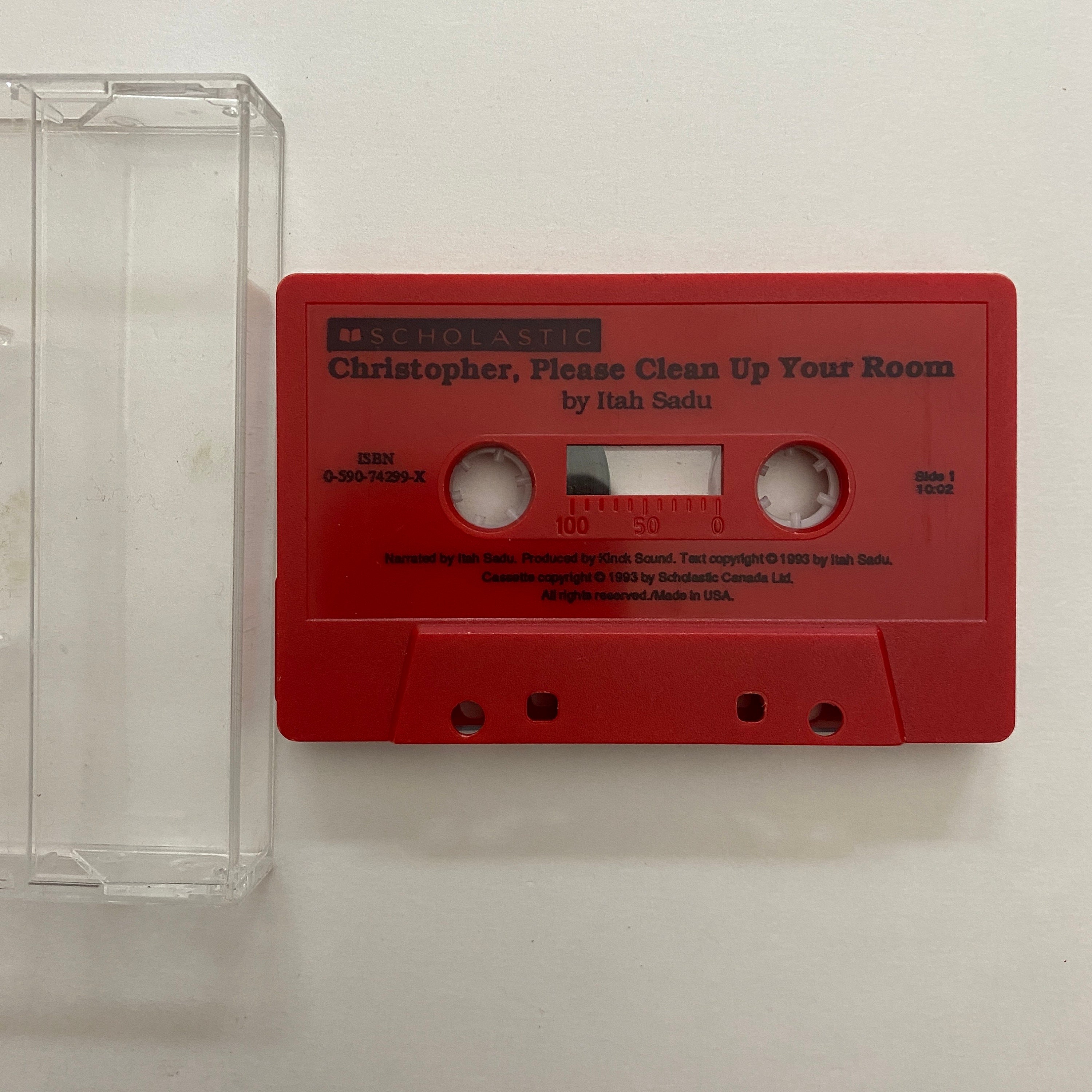 Christopher Please Clean up Your Room Audio Book Cassette Tape by Itah ...