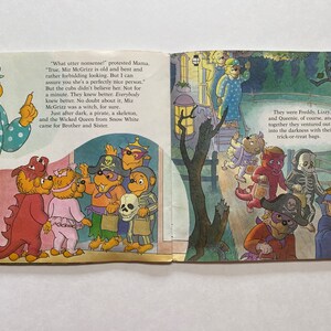 1989 the Berenstain Bears Trick or Treat Kids Childrens Book 80s ...