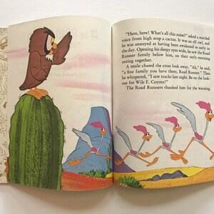 1974 the Road Runner A Very Scary Lesson Little Golden Book Looney ...
