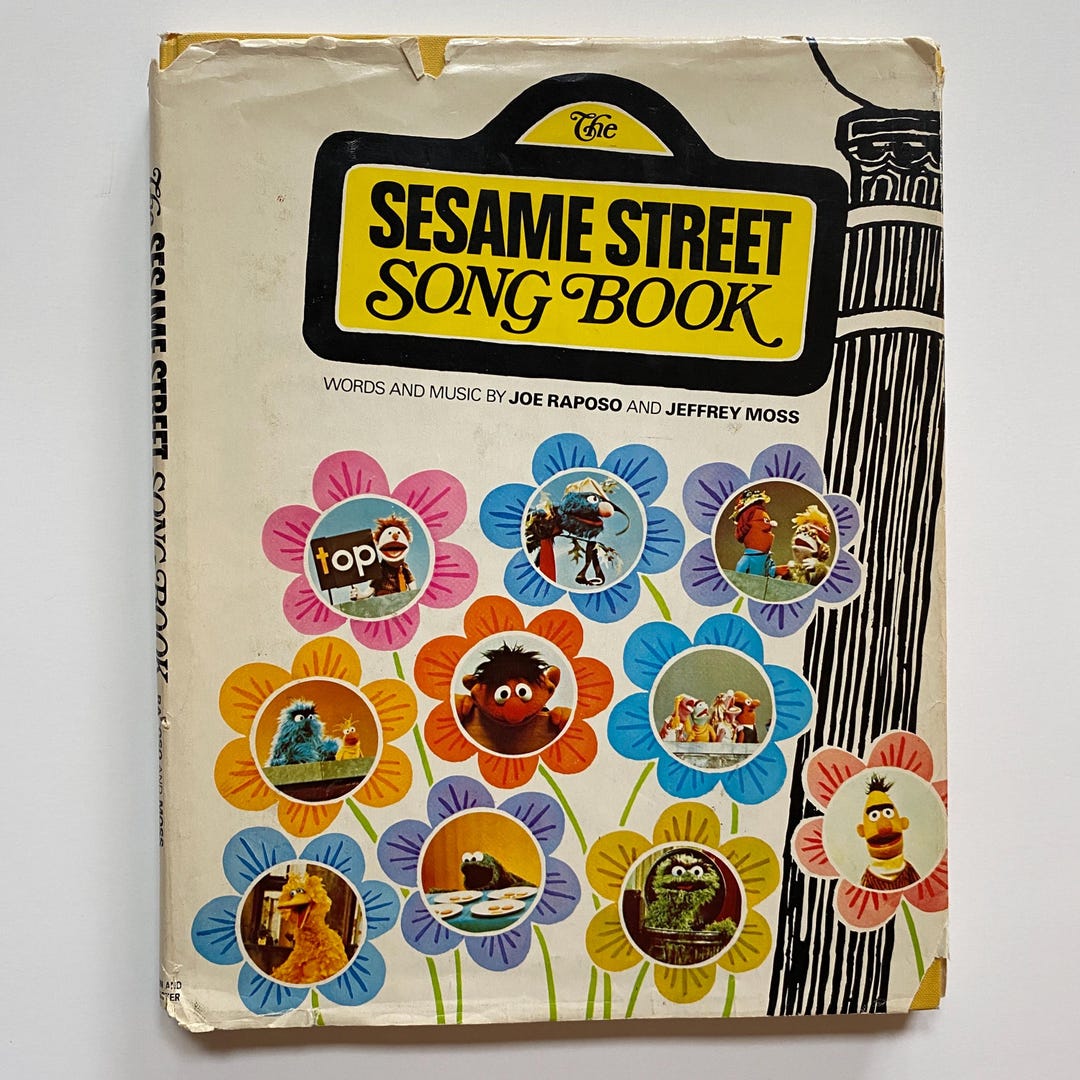 1971 Sesame Street Song Book Words and Music by Joe Raposo and Jeffrey ...