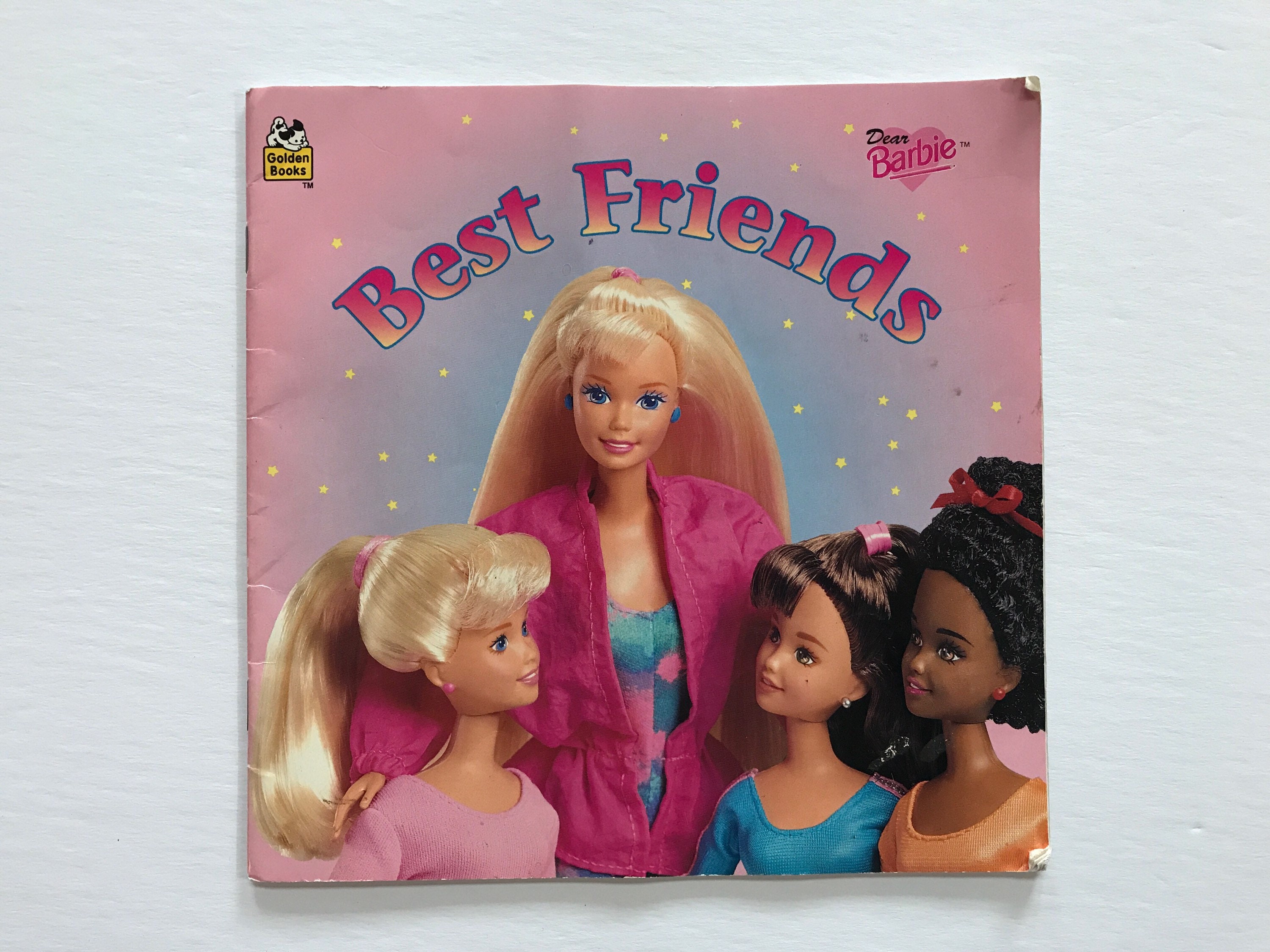 1996 Barbie Best Friends Golden Kids Book 90s Mattel Kids | Etsy