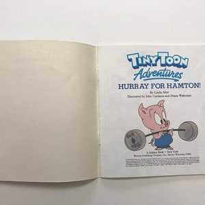 1990 Tiny Toon Adventures Book Soft Cover Kids Children Cute Story ...