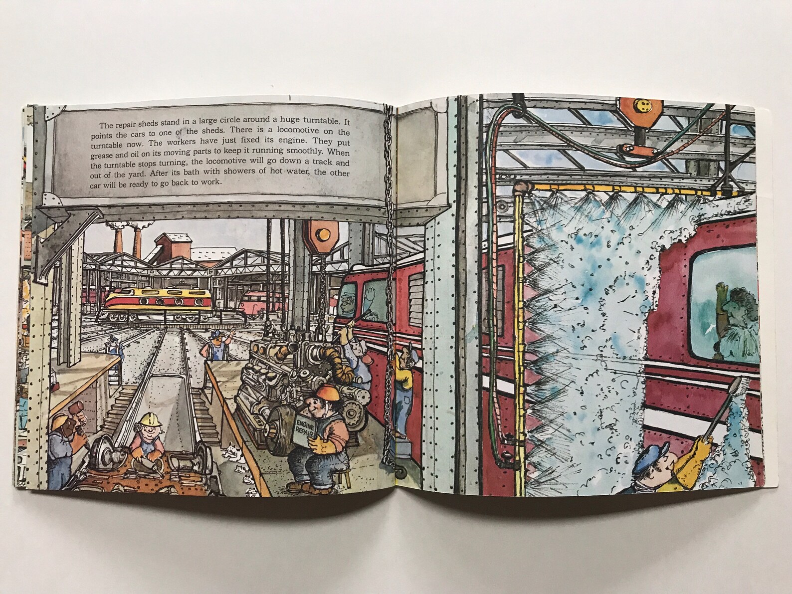 1978 Busy Trains Book Soft Cover for Kids Learning Childrens - Etsy