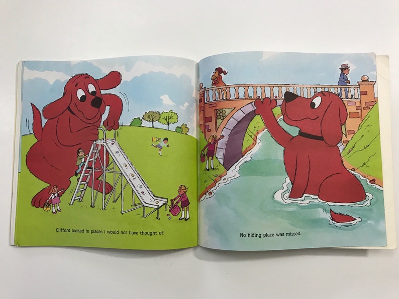 Cliffords Happy Easter Book 1994 Kids Children Reading Story Cute Big ...