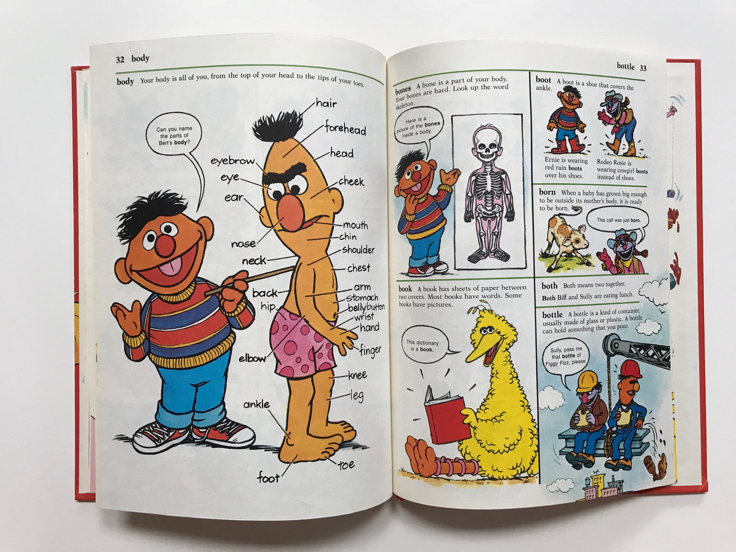 1981 Big Birds Sesame Street Dictionary Volume 1 Book Kids Hardcover ...