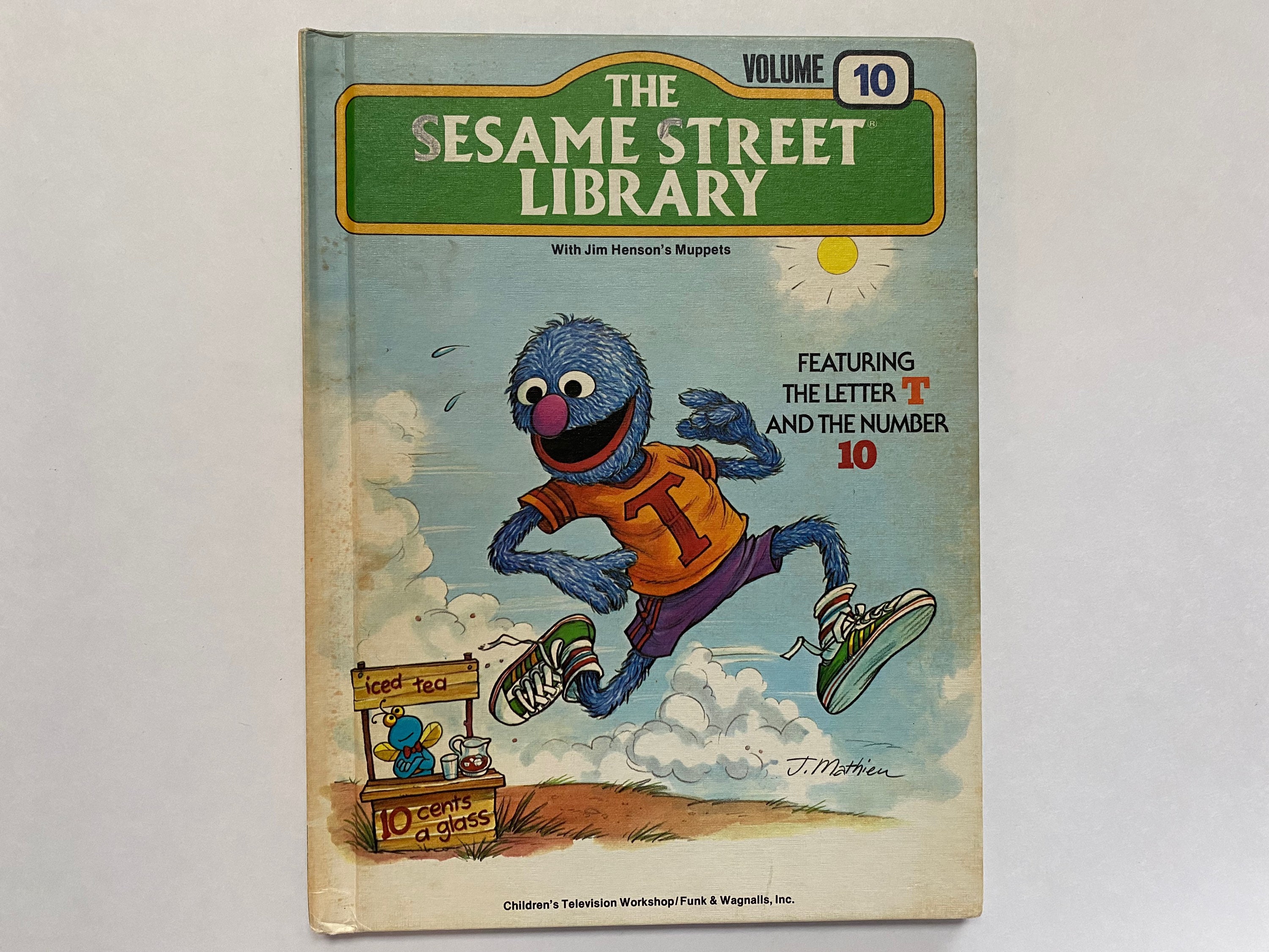 1970s the Sesame Street Library Book 10 Muppets Jim Henson Kids Hard ...