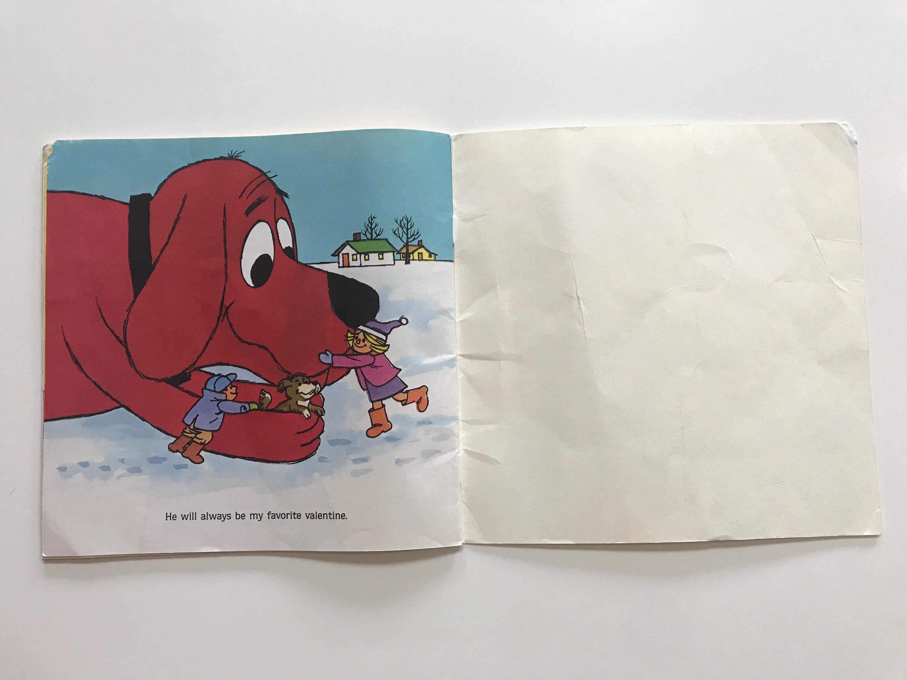 Cliffords First Valentines Day Book 1997 Kids Children Reading | Etsy