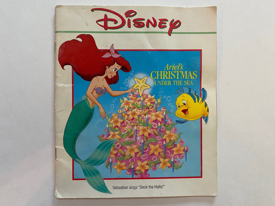 The Little Mermaid Disney Ariels Christmas Under the Sea Book - Etsy