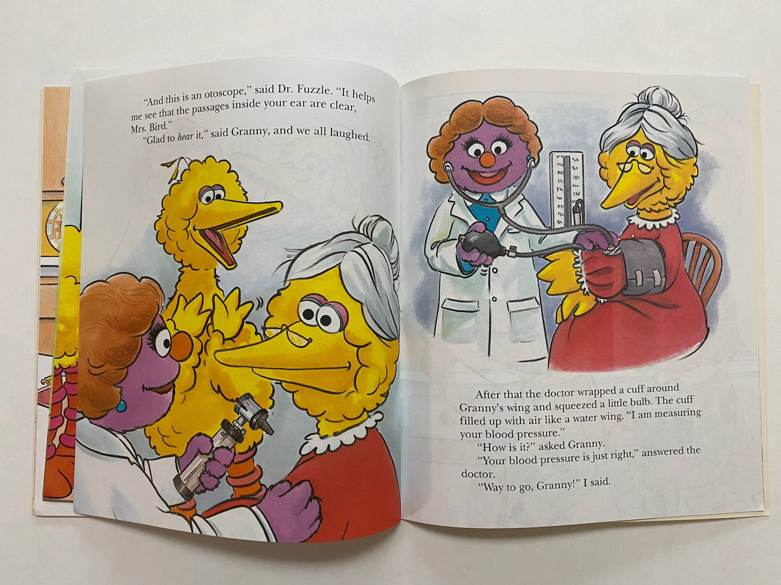 1991 I Want to Be a Doctor Soft Cover Book Sesame Street Jim Henson ...