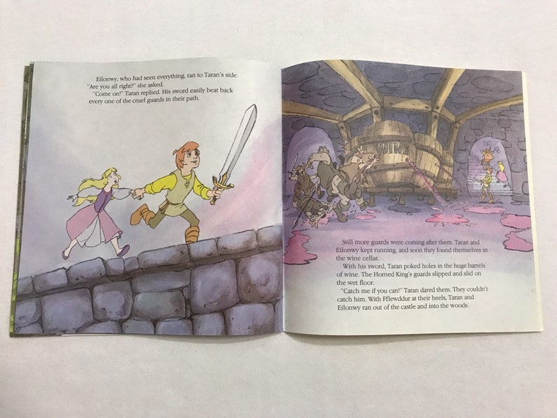 1985 Taran and the Magic Cauldron the Magic Sword Kids Picture - Etsy