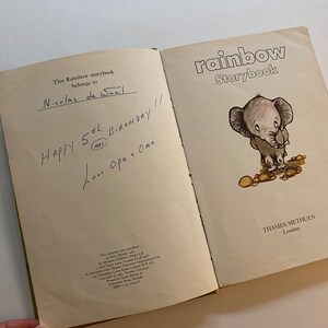 1981 Rainbow Storybook - Stories From the Thames Television Programme ...