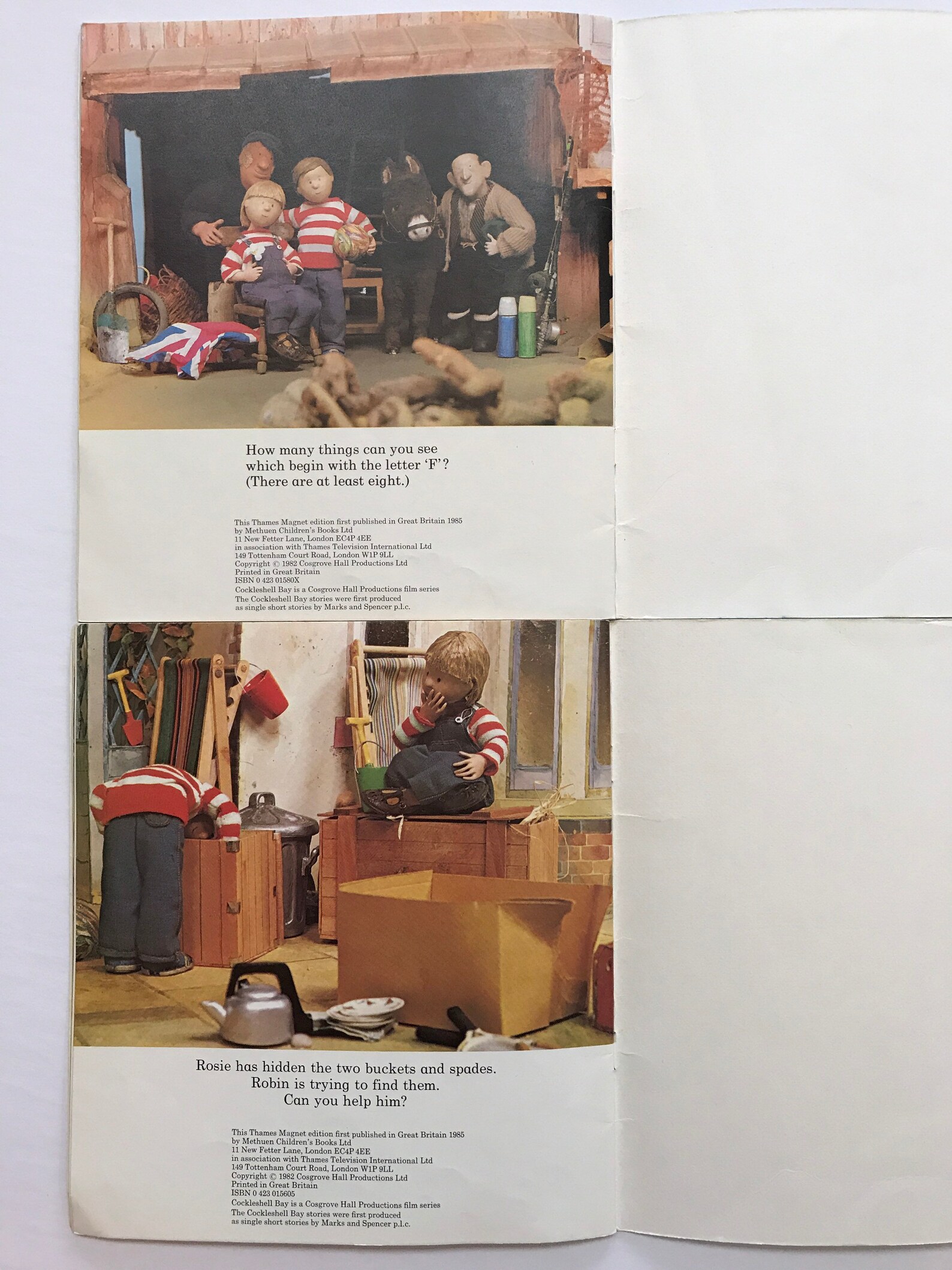 1982 Cockleshell Bay Books Thames Television Series Kids | Etsy