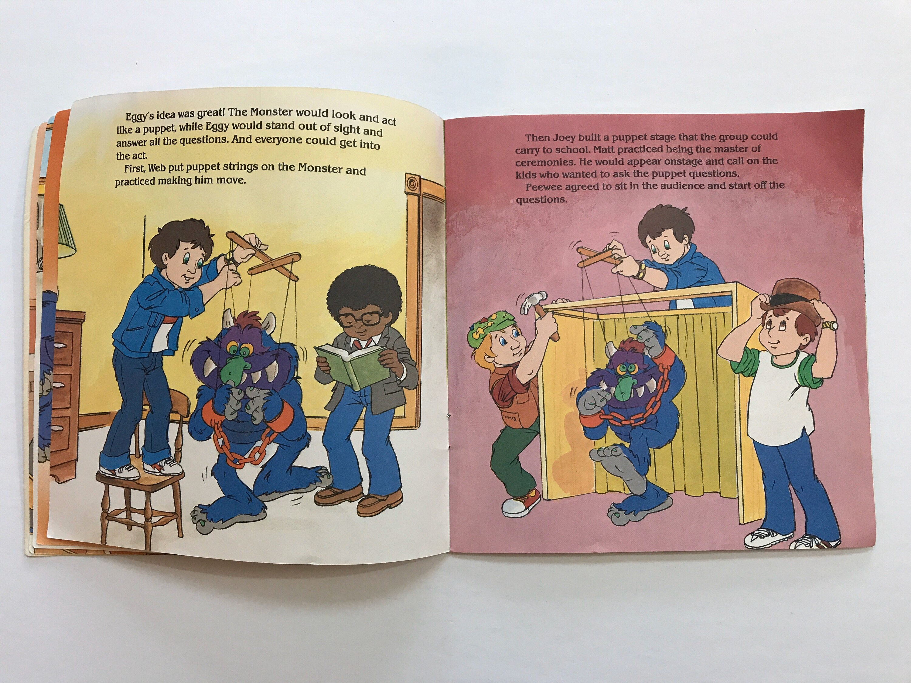 My Pet Monster Goes to School Kids Book 1986 Collectible Paper Ephemera ...