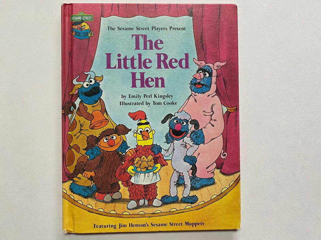 1981 Sesame Street Muppets the Little Red Hen Book Club 80s Kids ...