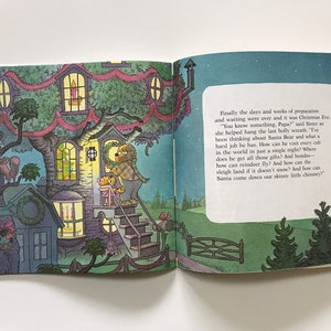 1984 the Berenstain Bears Meet Santa Bear Kids Childrens Book 80s ...