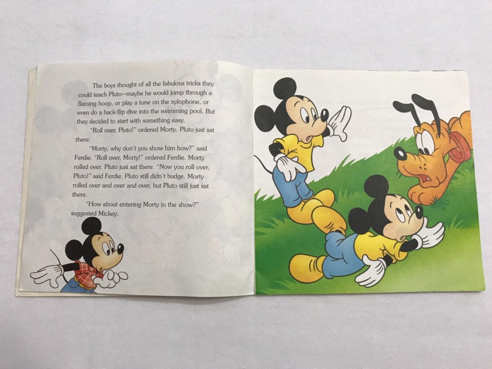 90s Toontown A Real Genuine Hero Dog Pluto Disney Kids Book | Etsy