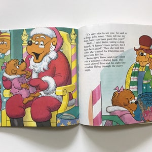 1984 the Berenstain Bears Meet Santa Bear Kids Childrens Book 80s ...