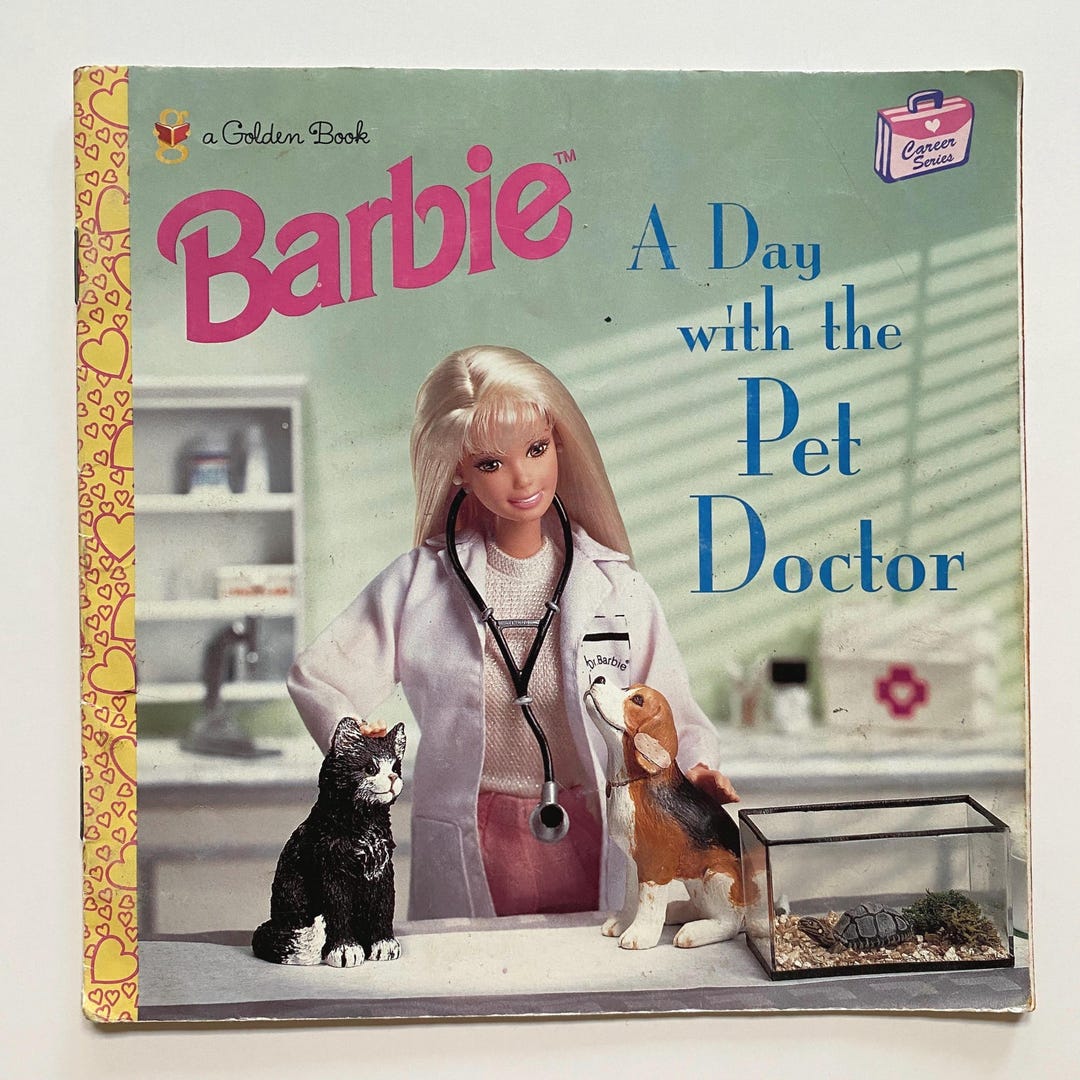 1990s Barbie A Day With the Pet Doctor Golden Kids Book - Etsy