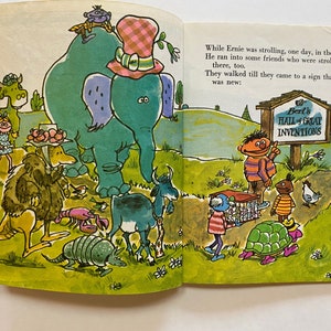 1972 Bert’s Hall of Great Inventions Little Golden Book Muppets Sesame ...