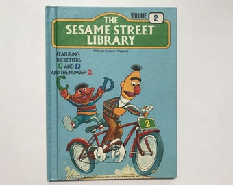1973 the Sesame Street Library Book 9 Muppets Jim Henson Kids Hard ...