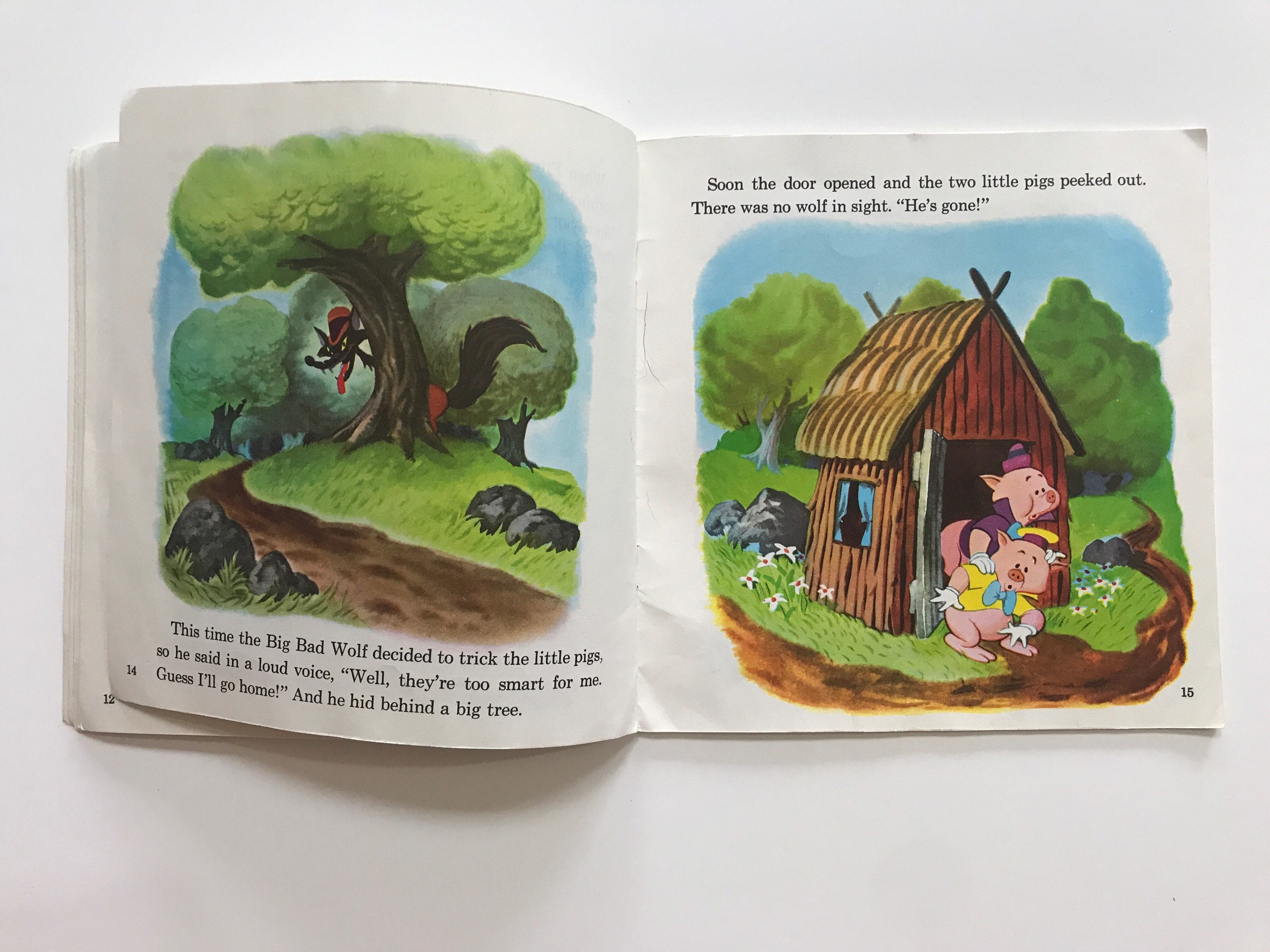 Disney Three Little Pigs Read Along Book See Hear Read Kids | Etsy