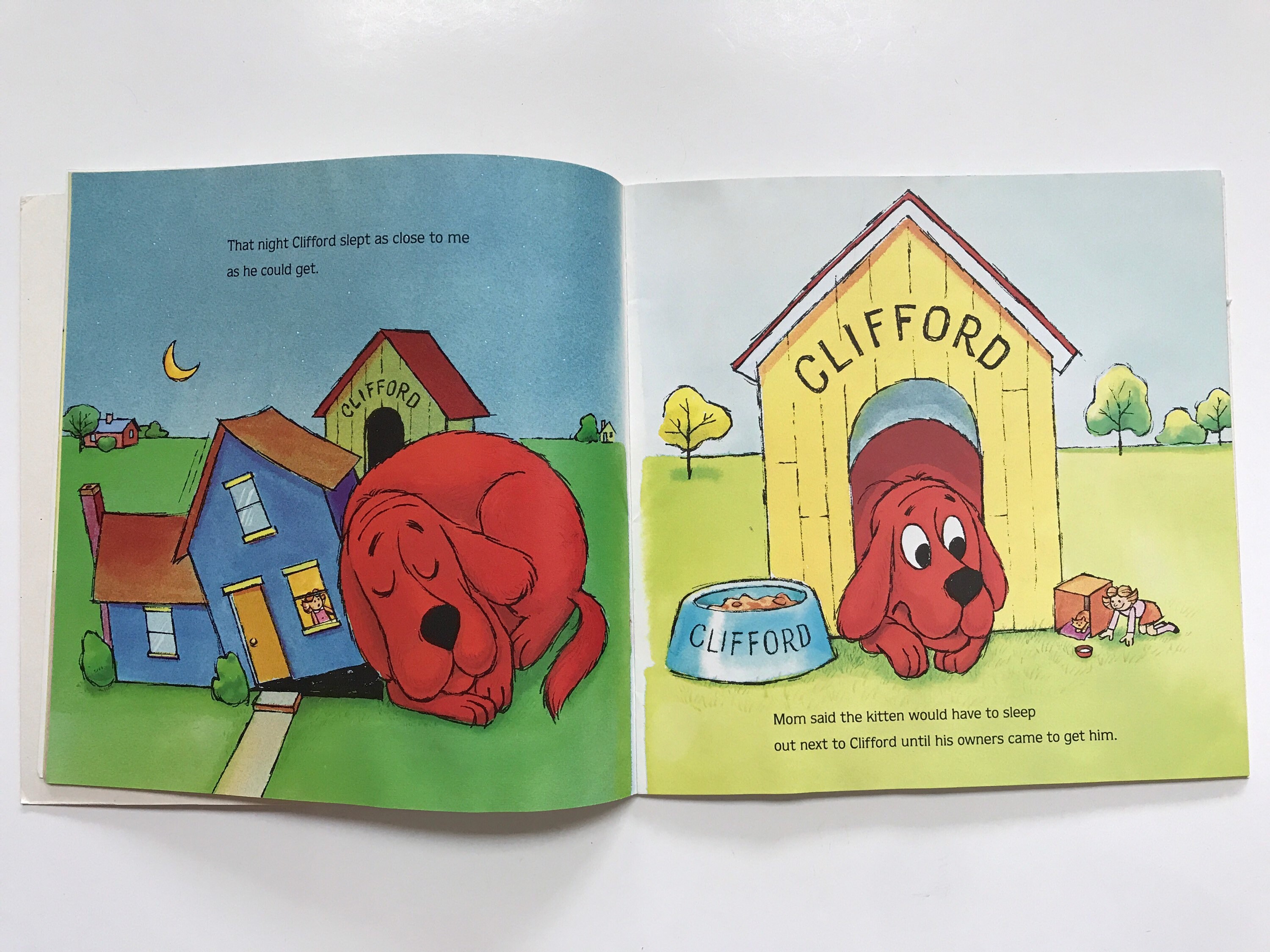 Cliffords Kitten Book 1984 Kids Children Reading Story Cute Big Red Dog ...