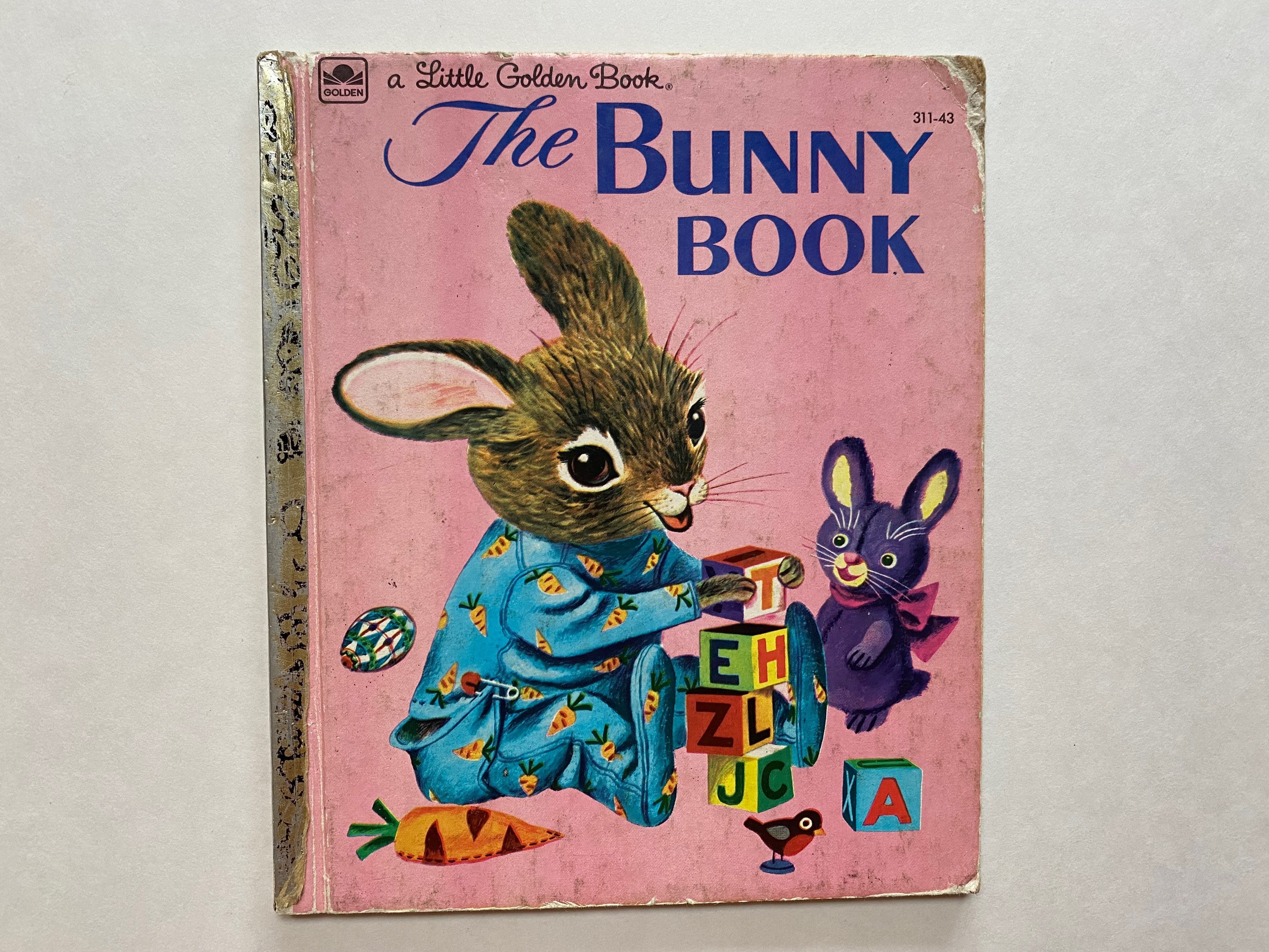 Vintage the Bunny Book Little Golden Book 80s Reprint Kids - Etsy