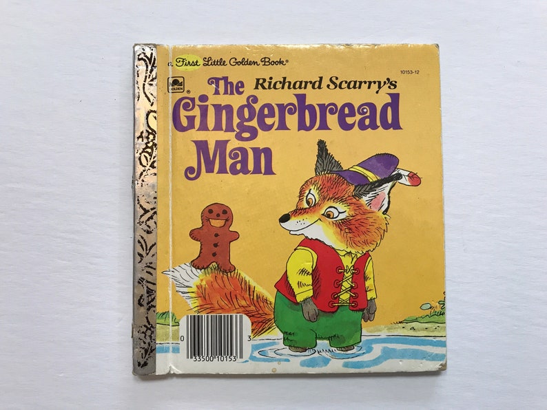 1975 Richard Scarry's the Gingerbread Man Little Golden Book Picture ...