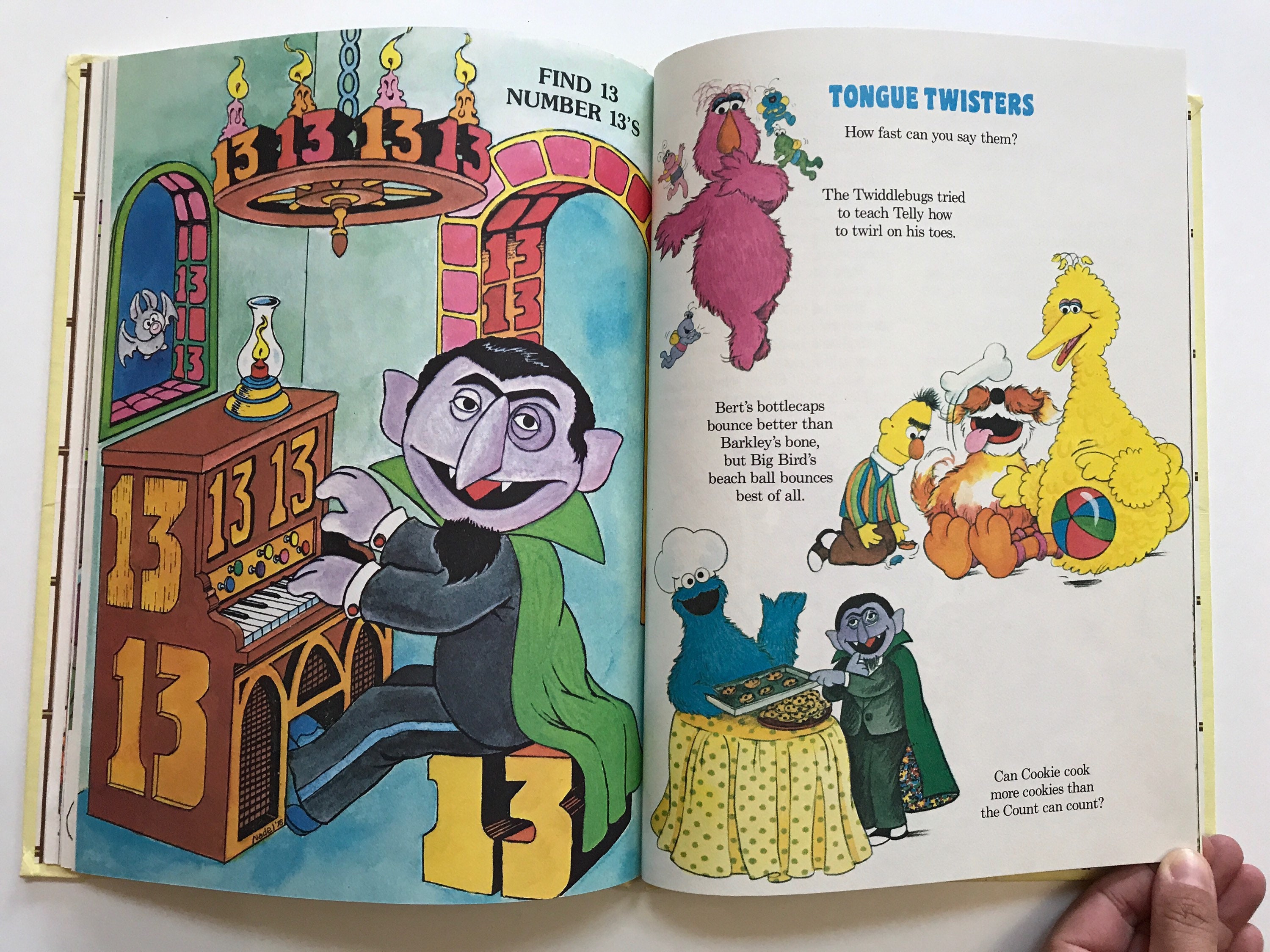 1983 the Sesame Street Treasury Book 13 Muppets Jim Henson | Etsy