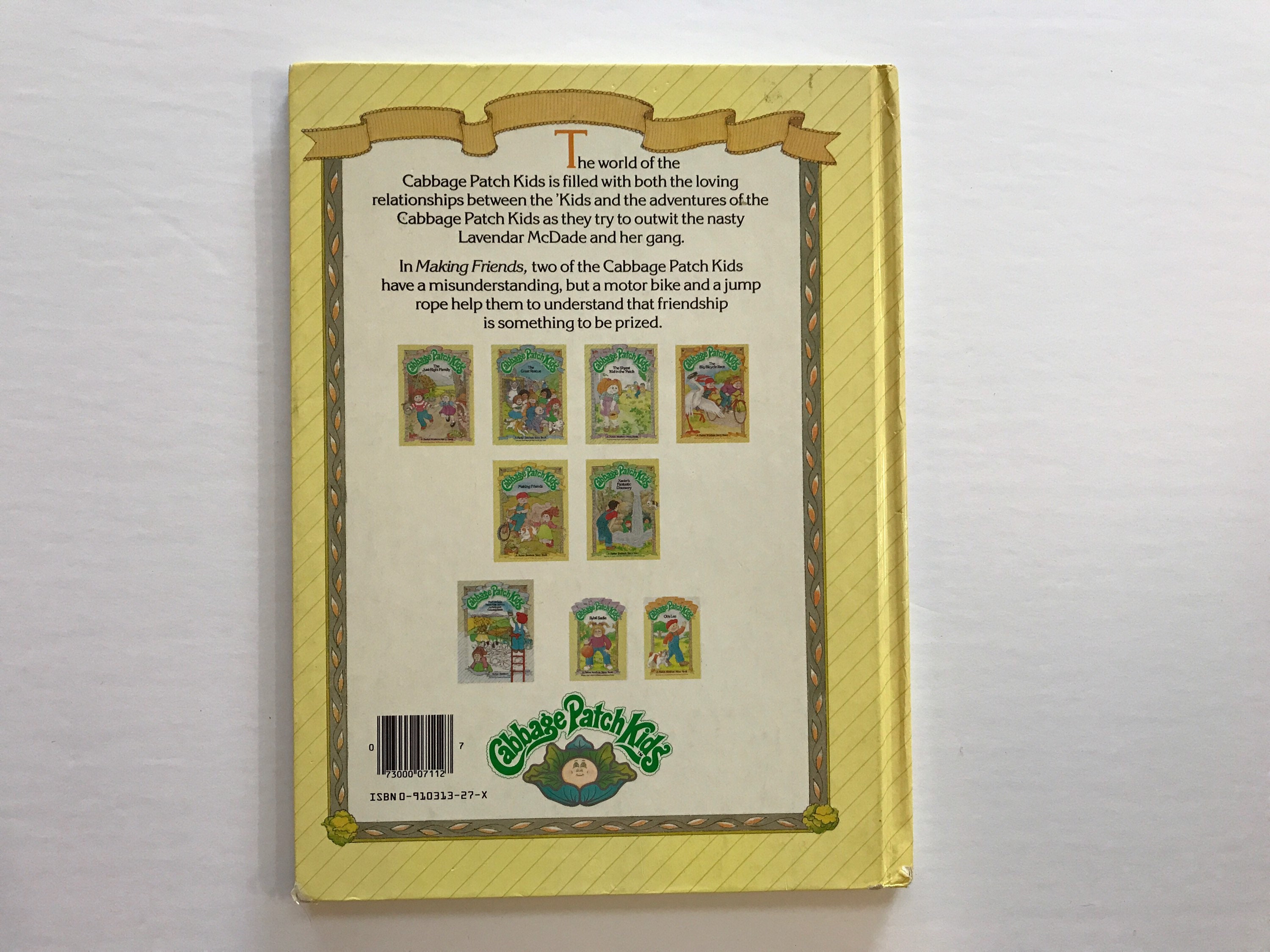 1984 Cabbage Patch Kids Book Hardcover Story Making Friends 80s Kids ...