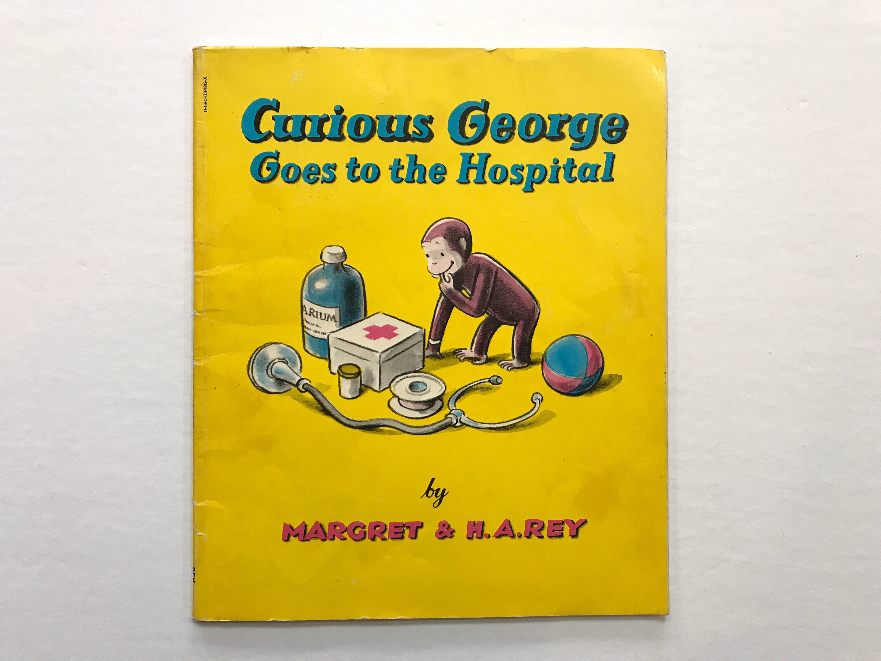 Curious George Goes to the Hospital Softcover Kids Book | Etsy