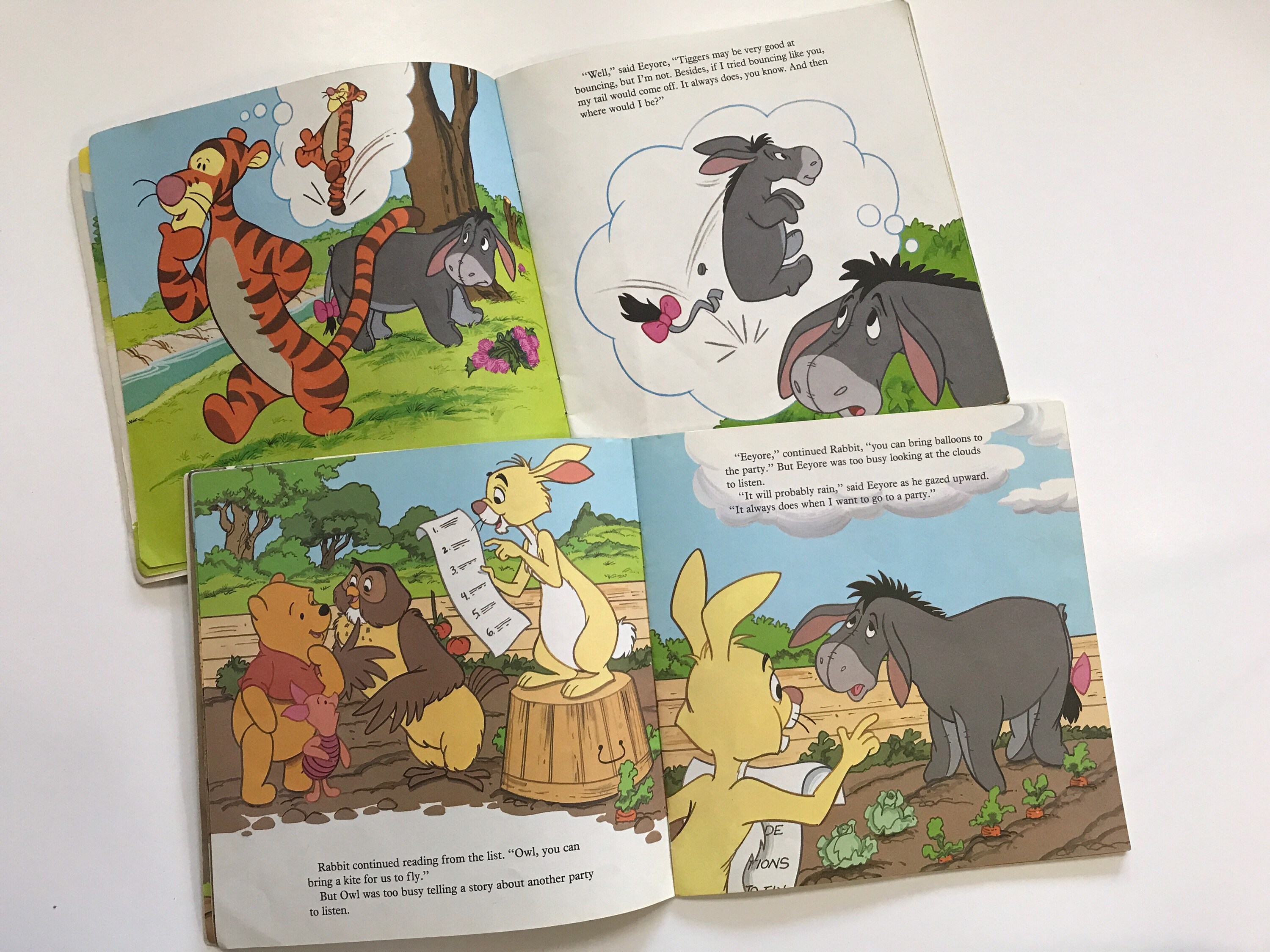 1991 Walt Disney Oh, Bother Winnie the Pooh Books Kids Paperback Story ...