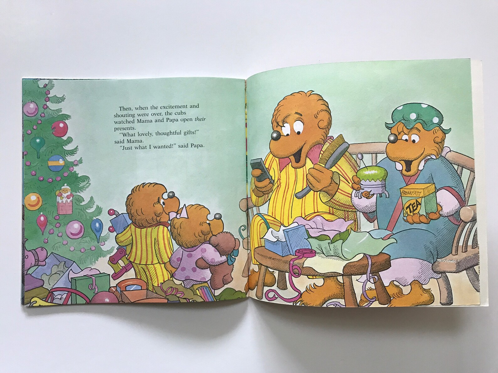 1984 the Berenstain Bears Meet Santa Bear Kids Childrens Book | Etsy