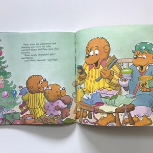 1984 the Berenstain Bears Meet Santa Bear Kids Childrens Book 80s ...