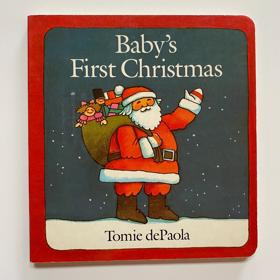 Baby's First Christmas Board Book by Tomie Depaola 1988 - Etsy