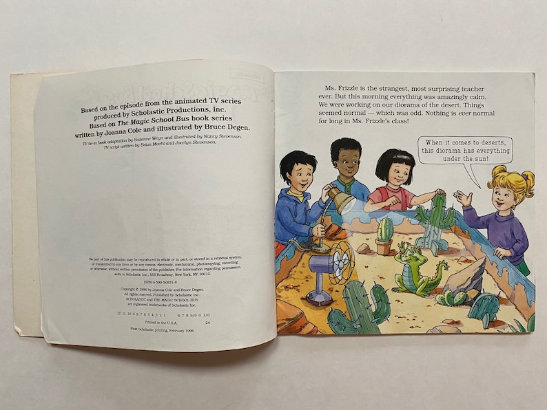 The Magic School Bus Gets All Dried up 1996 Scholastic 90s Kids Reading ...