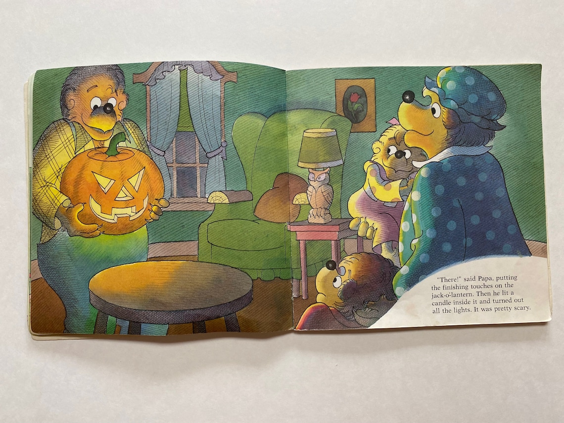 1989 the Berenstain Bears Trick or Treat Kids Childrens Book - Etsy
