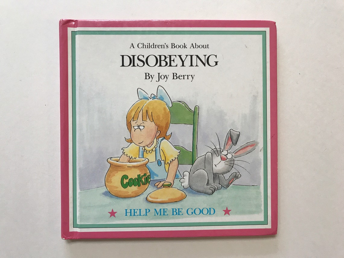1988 Joy Berry Hardcover Book About Disobeying Learning - Etsy