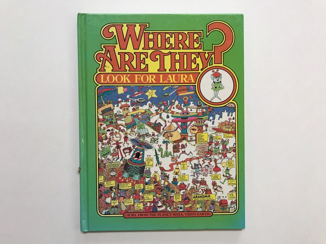 1990 Where Are They Look for Laura Fun Search and Find Kids Children ...