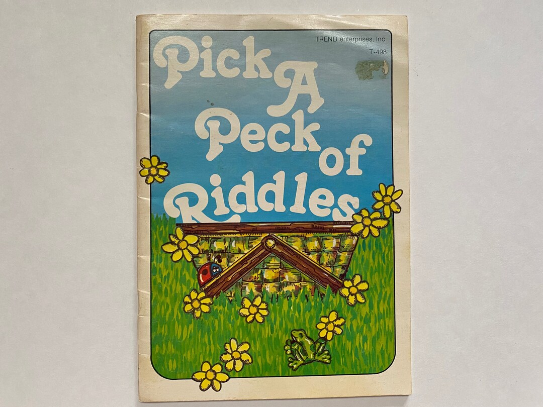 1978 Pick a Peck of Riddles Soft Cover Kids Book by Trend RARE - Etsy