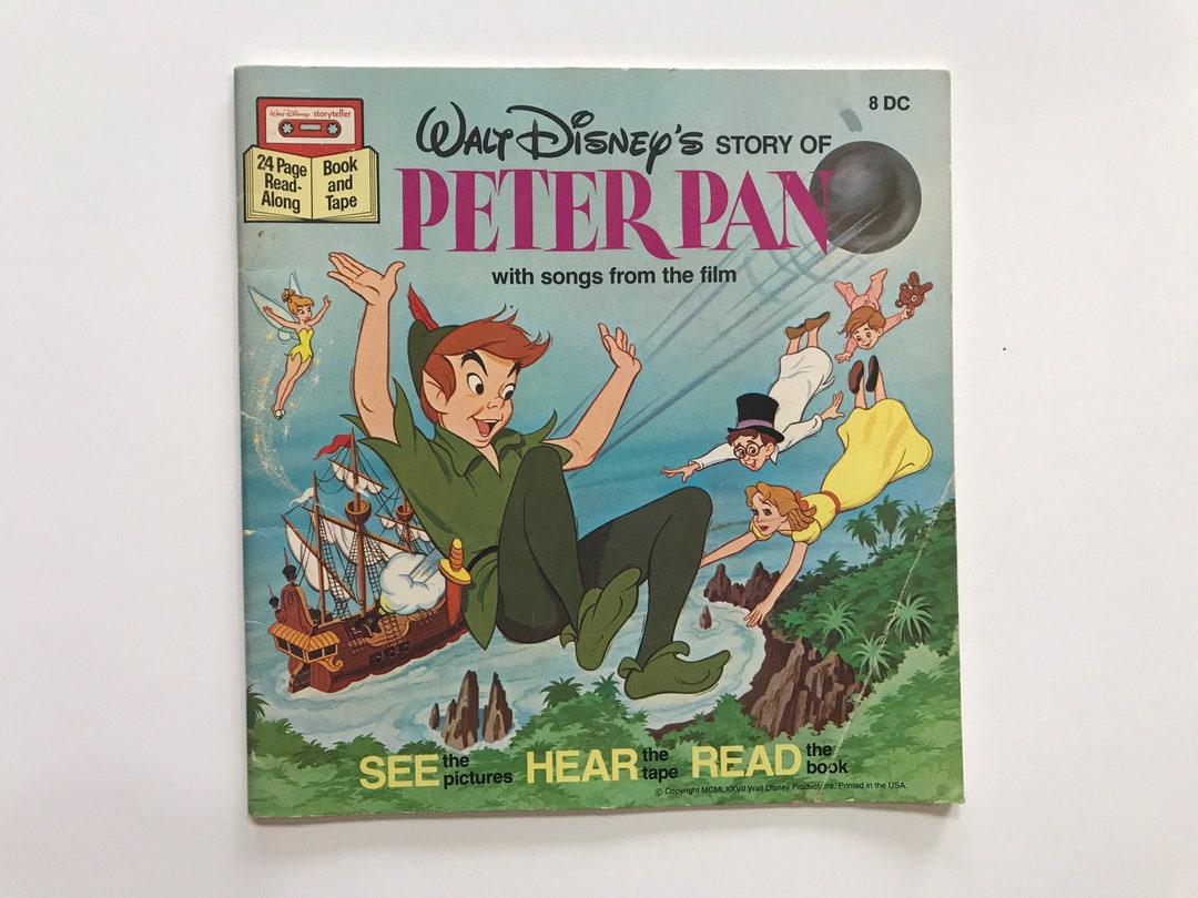 Disney Peter Pan Read Along Book See Hear Read Kids Children Cute ...