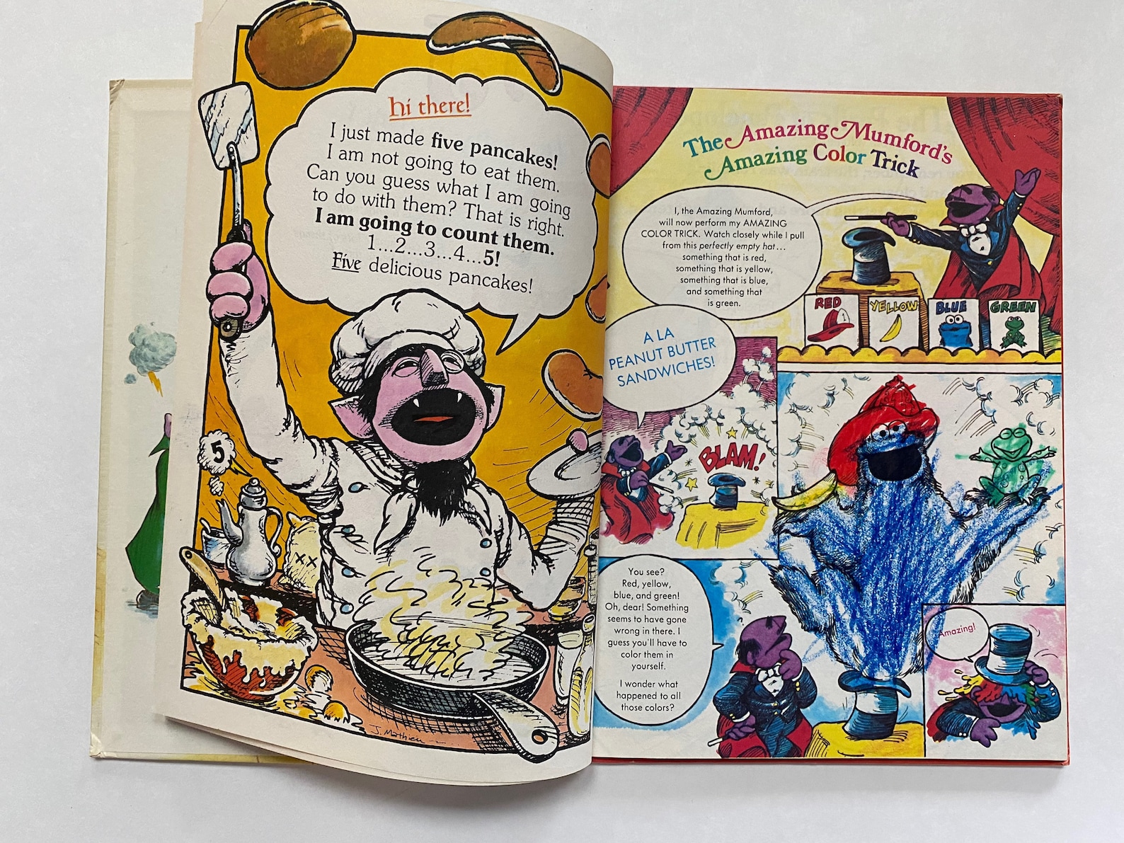 1970s the Sesame Street Library Book 5 Muppets Jim Henson Kids Hard ...